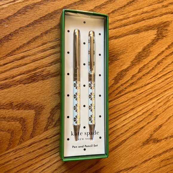 kate spade | Office | Nib Kate Spade Spade Flower Pen Pencil Set | Poshmark